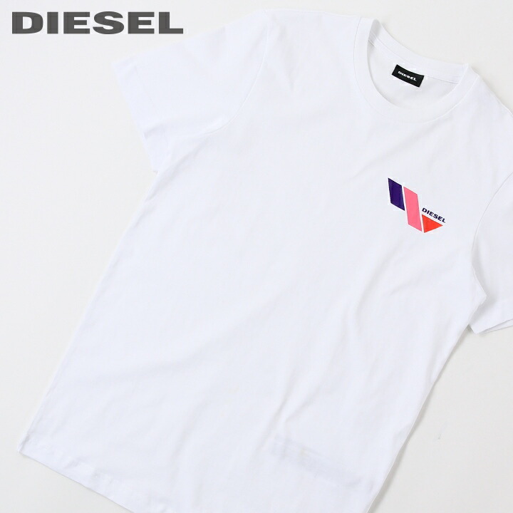 【楽天市場】 Diesel ディーゼル メンズ ワンポイントロゴプリント クルーネック 半袖tシャツ カットソー【t Diegos K11