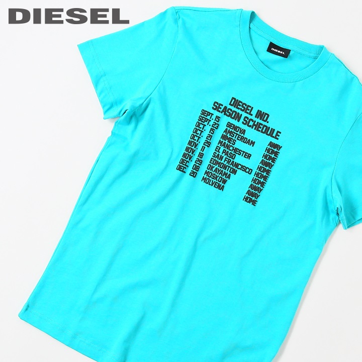 【楽天市場】 Diesel ディーゼル メンズ ロゴプリント クルーネック コットン 半袖tシャツ カットソー【t Diegos A11