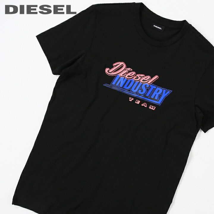 【楽天市場】 Diesel ディーゼル メンズ ロゴプリント クルーネック コットン 半袖tシャツ カットソー【t Diegos K37