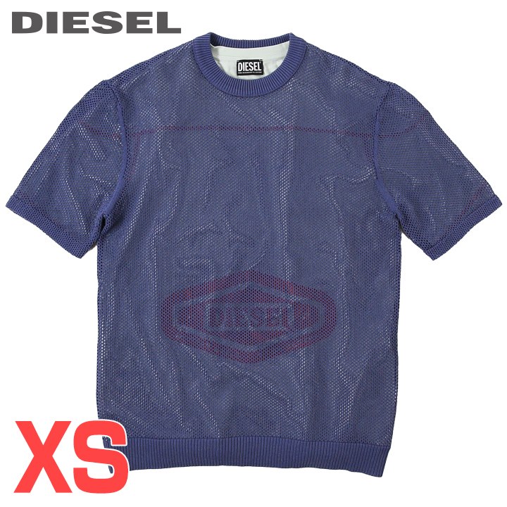 【楽天市場】 Diesel ディーゼル メンズ メッシュニットレイヤード クルーネック 半袖tシャツ カットソー【k Rapids】【サイズ