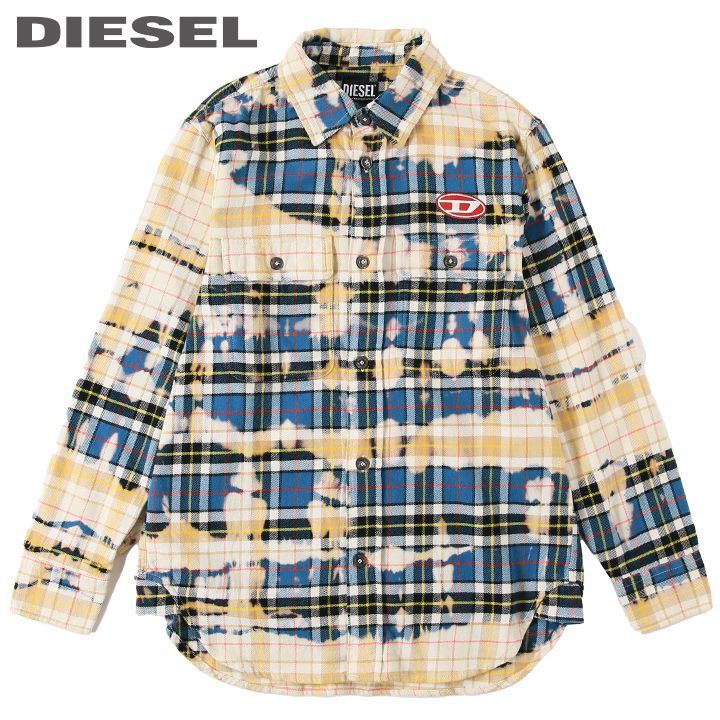 【楽天市場】 Diesel ディーゼル メンズ オーバルd刺繍ロゴワッペン チェック柄 長袖フランネルシャツ【s Cross】【サイズxs～l