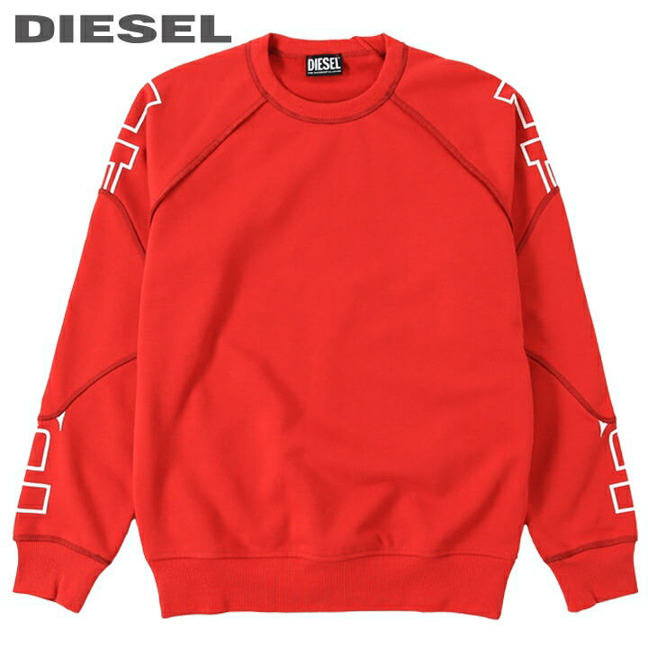 【楽天市場】 Diesel ディーゼル メンズ ラグランスリーブ 長袖 プルオーバー スウェットシャツ トレーナー【s Ragle】【サイズ