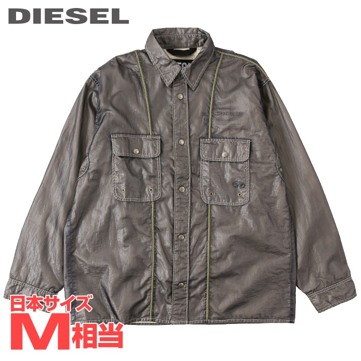 【楽天市場】 Diesel ディーゼル メンズ シースルーオーガンジー ダブルシェル 長袖シャツ【s U24】【サイズs】【1サイズ程大きめの