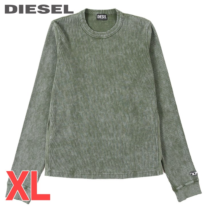 【楽天市場】 Diesel ディーゼル メンズ ストーンウォッシュ加工 リブt ロンt 長袖tシャツ カットソー【t Ribber】【サイズ