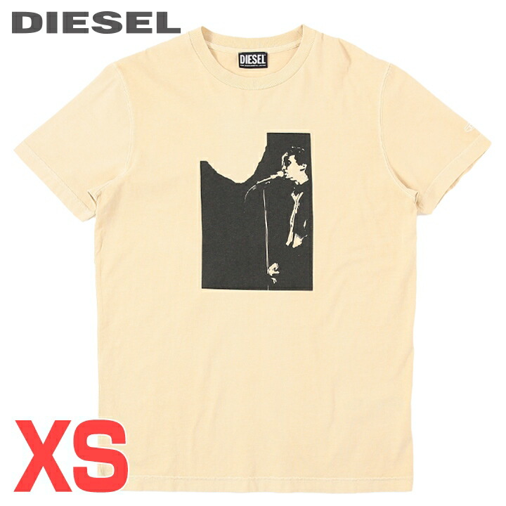 【楽天市場】 Diesel ディーゼル メンズ グラフィックプリント コットン 半袖tシャツ カットソー【t Diegor C2】【サイズxs】【サンドベージュ】die M T F4 457