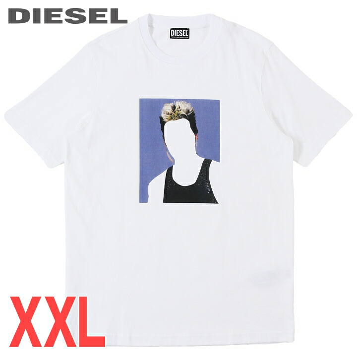 【楽天市場】 Diesel ディーゼル メンズ グラフィックプリント コットン 半袖tシャツ カットソー【t Just C2】【サイズxxl