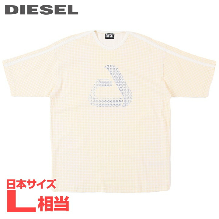 【楽天市場】 Diesel ディーゼル メンズ パフプリント ウォッシュ加工 ルーズフィット 半袖tシャツ カットソー【t Hon】【サイズm