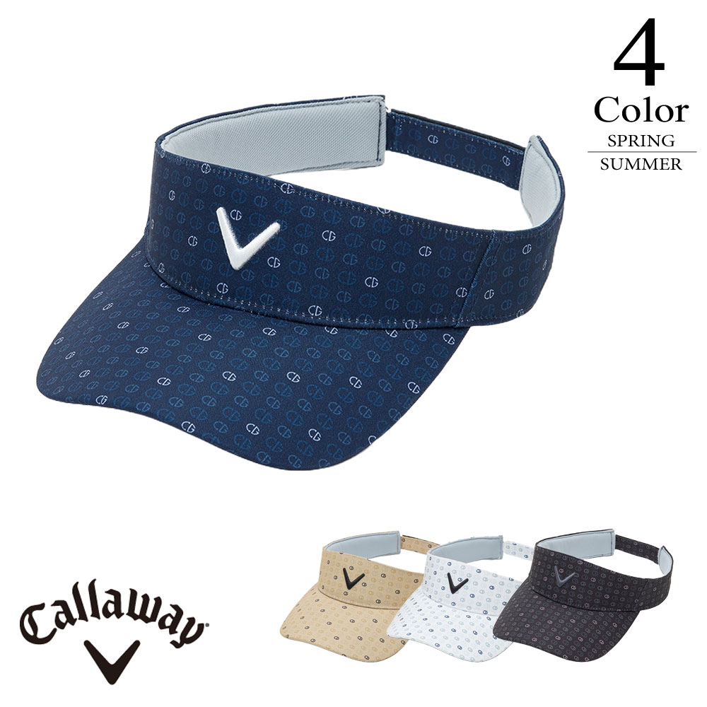 【楽天市場】【期間限定クーポン配布中】 バイザー〔アパレル連動柄〕 【FREE：メンズ】キャロウェイ ゴルフ Callaway 有名プロ着用 ...