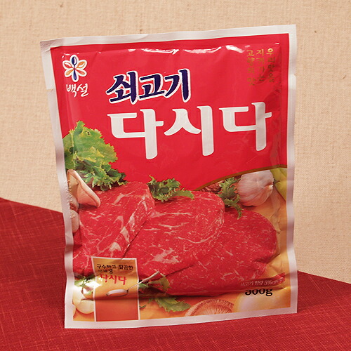 【楽天市場】【牛肉 ダシダ 100g】 韓国 ビーフストック 韓国調味料 韓国食品 韓国料理 だしの素：韓流厳選グルメキムチランド
