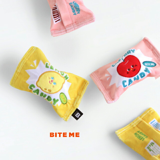 【楽天市場】BITE ME バイトミー クランチキャンディボール(犬 おもちゃ ぬいぐるみ 小型犬 犬用おもちゃ 犬用 ドッグトイ 犬の ...