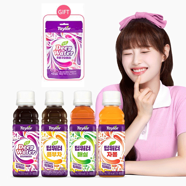 【楽天市場】【グミおまけつき】Taylor ディープウォーター Deep Water 180ml 4本 全4種 ダイエット ダイエット飲料 ...