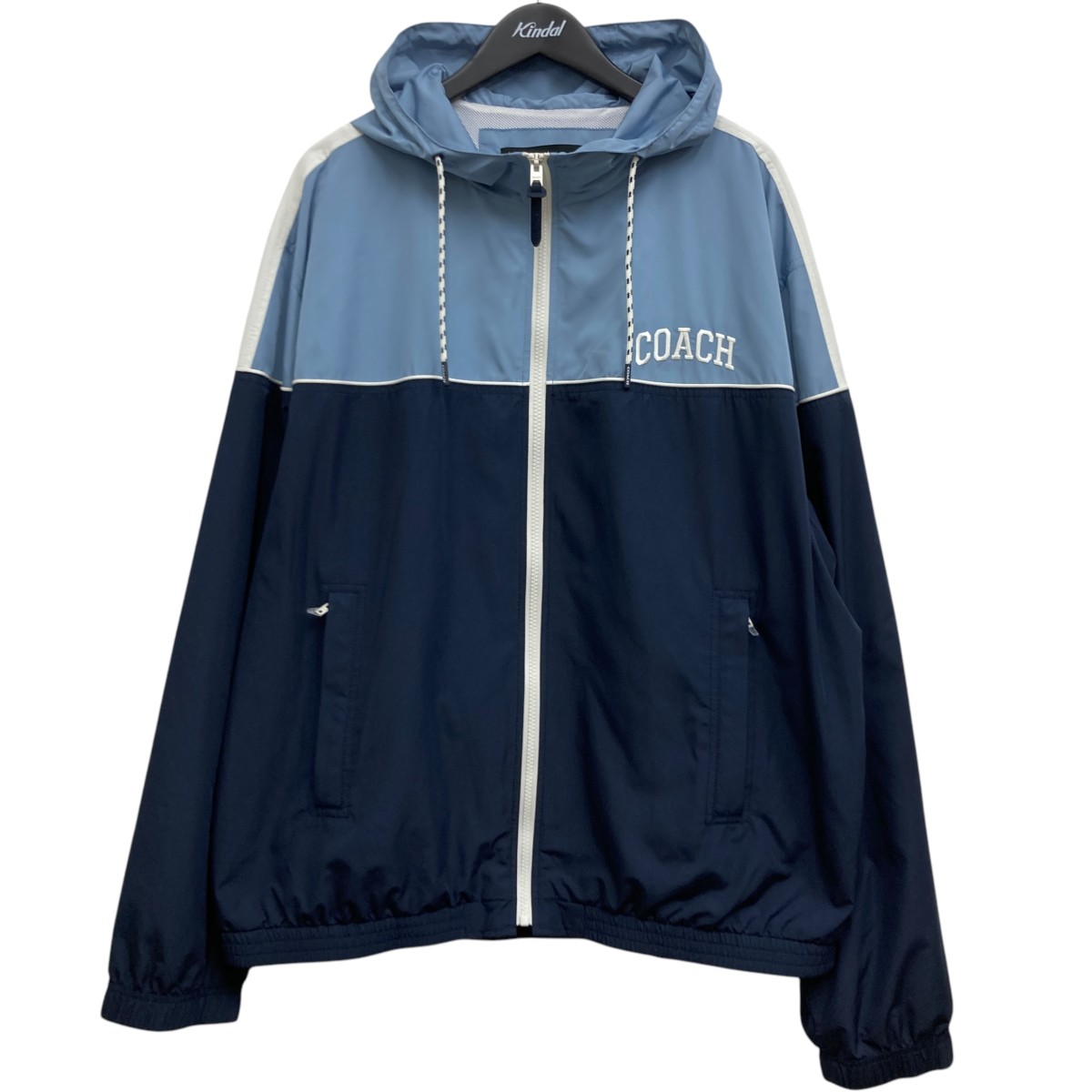 【楽天市場】【中古】COACH トラックジャケット スカイブルーネイビー サイズ：XL 【250425】（コーチ）：ブランド古着のカインドオル