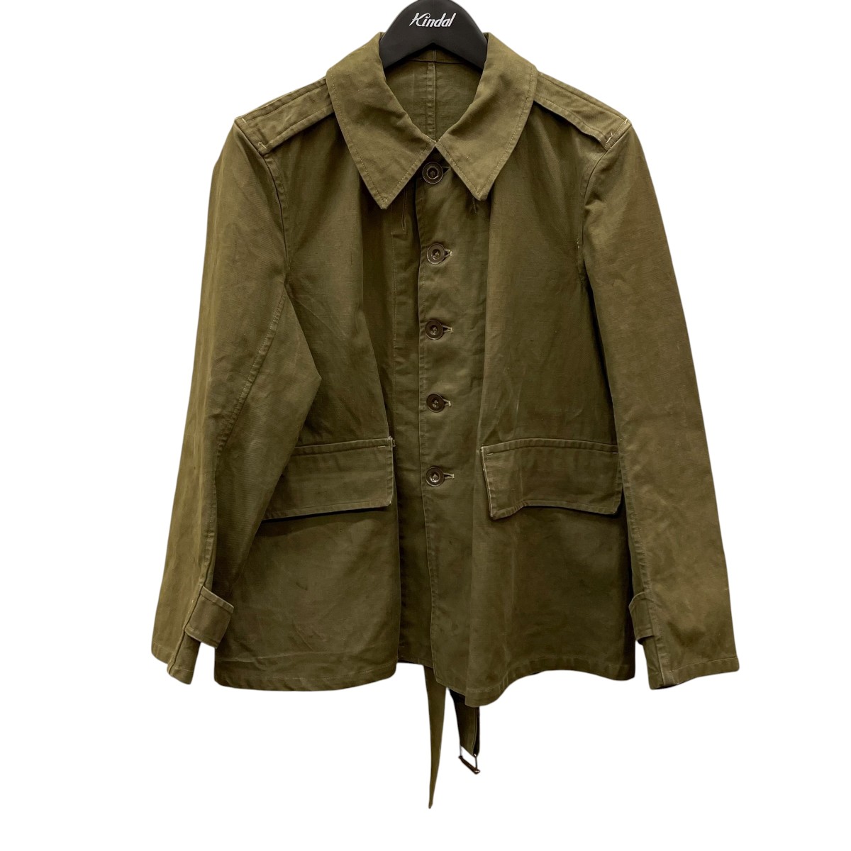 【楽天市場】【中古】VINTAGE M38 french military bourgeron jacket ミリタリージャケット カーキ ...