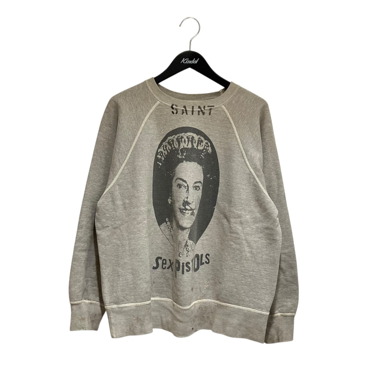 【楽天市場】【中古】SAINT MICHAEL SP CREW SWT QUEEN 長袖パーカー SM-YS1-0000-C23 ライトグレー ...