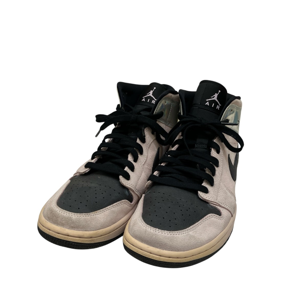 【楽天市場】【中古】NIKE Air Jordan 1 Mid Chrome Wings スニーカー BQ6472-602 ベージュ サイズ ...