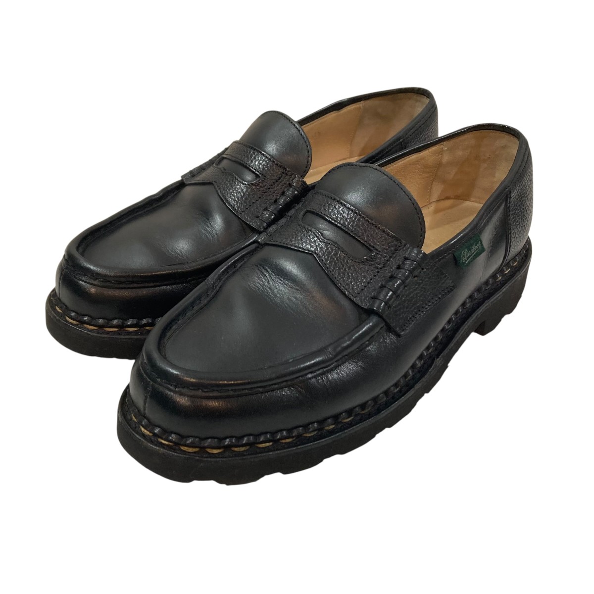 【楽天市場】【中古】PARABOOT REIMS ランス ローファー 47534 ブラック 【300326】（パラブーツ）：ブランド古着のカインドオル