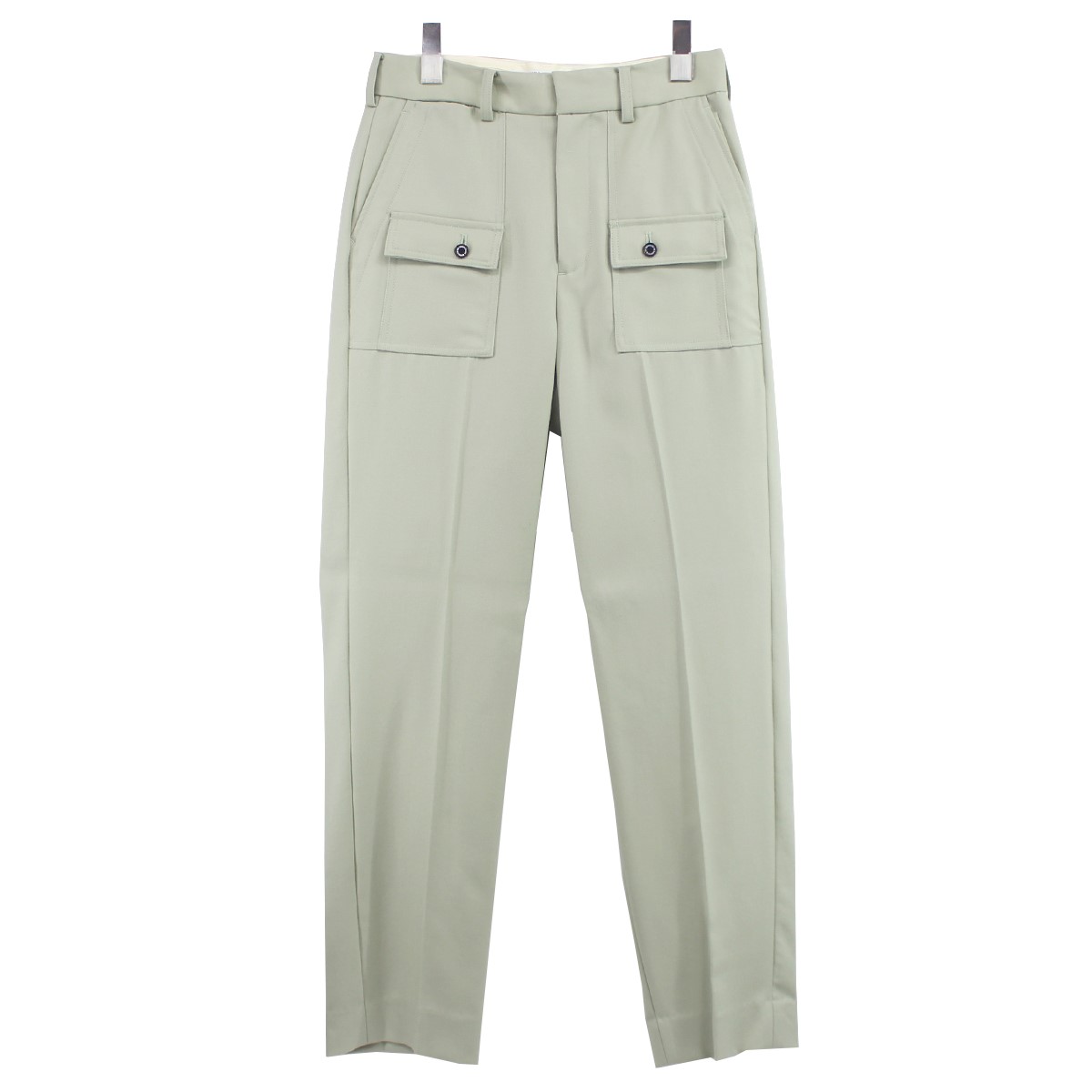 【楽天市場】【中古】DAIRIKU稀少 22AW Wool Deck Detail Slacks ウール スラックス パンツ ミントグリーン ...