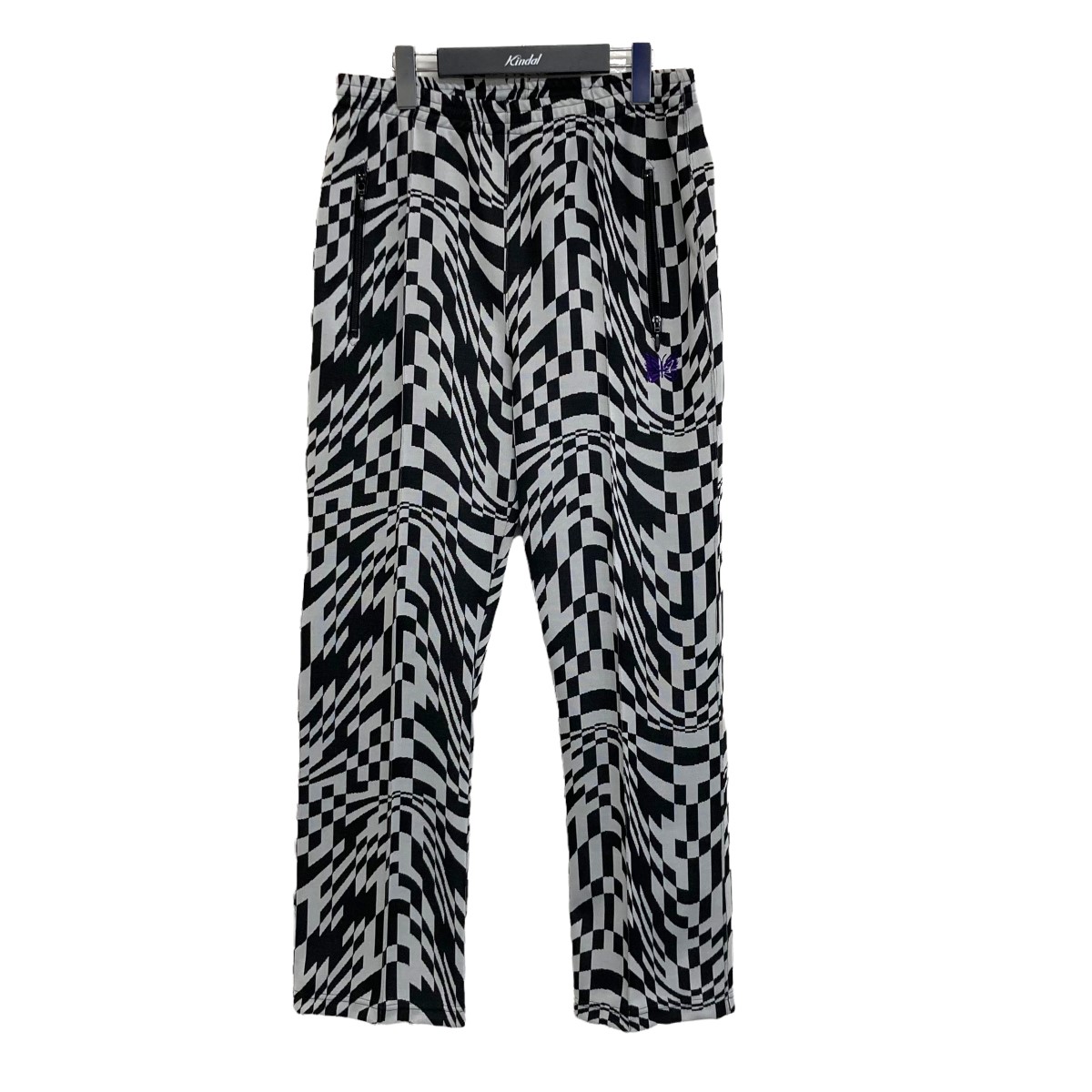 【楽天市場】【中古】Needles×STUDIOUS 「Track Pants Poly Jq」トラックパンツ ホワイト×ブラック サイズ：S ...