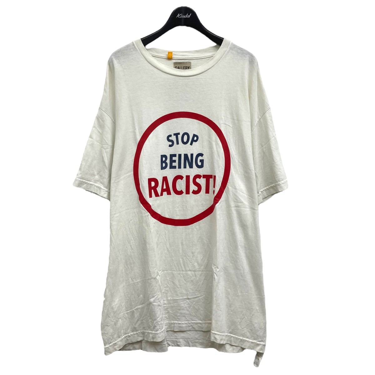 【楽天市場】【中古】GALLERY DEPT 2021SS ｢Stop Being Racist Tee｣プリントTシャツ ホワイト サイズ ...
