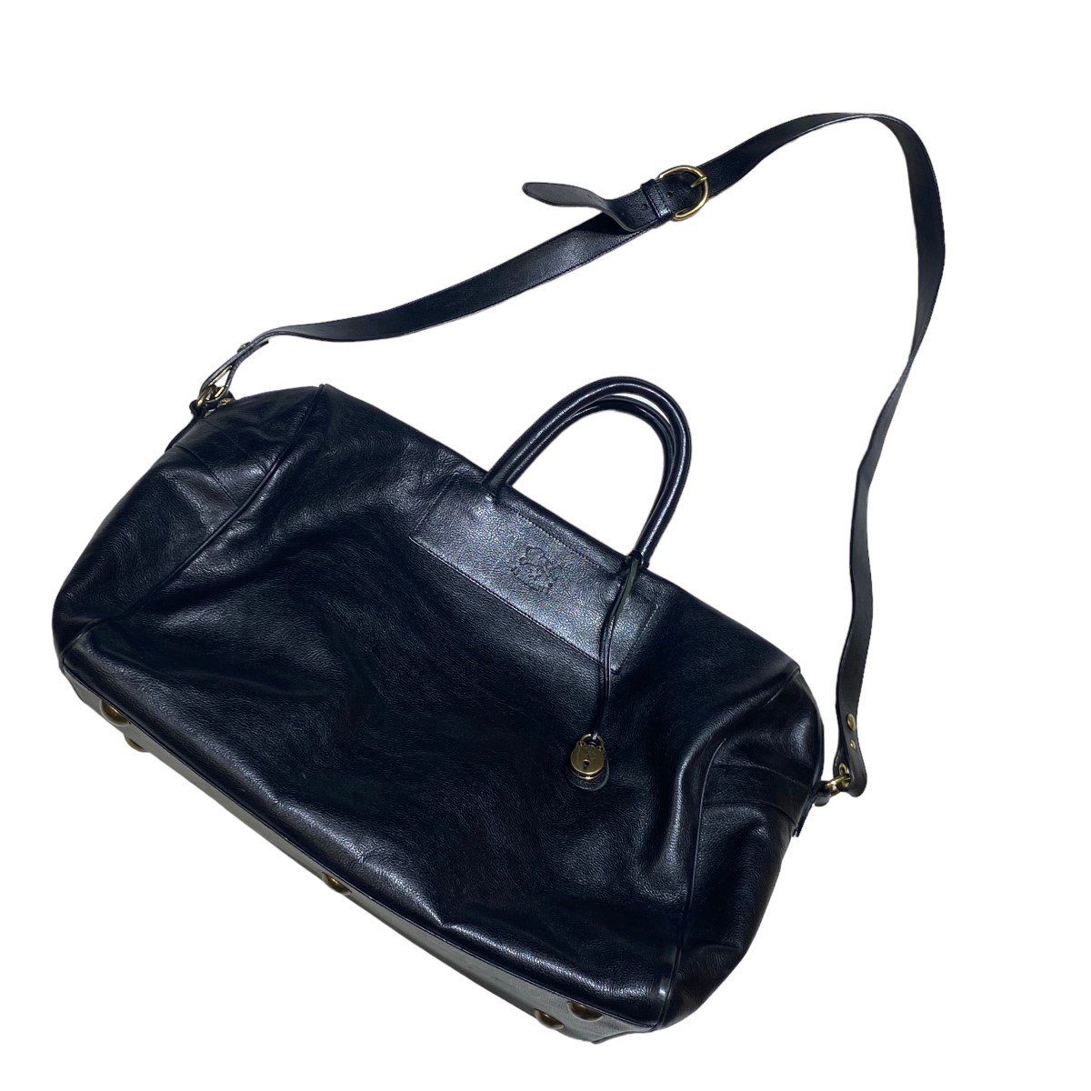 【楽天市場】【中古】IL BISONTEボストンバッグ ブラック【価格見直し】：ブランド古着のカインドオル
