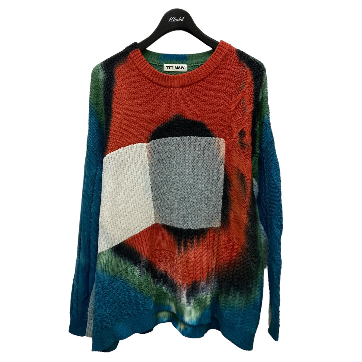 【楽天市場】【中古】TTT MSW CRAZY PATTERN KNIT TTT-2022SS-KT09 マルチカラー サイズ：M ...