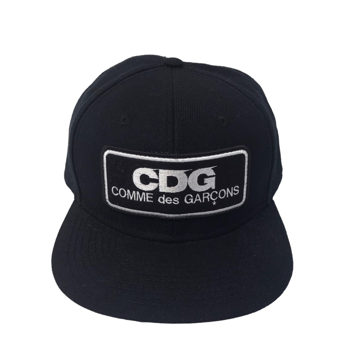 【楽天市場】【中古】CDG ｢LOGO PATCH CAP ｣ロゴバッチキャップ ブラック サイズ：． 【030823】（コムデギャルソンオム ...