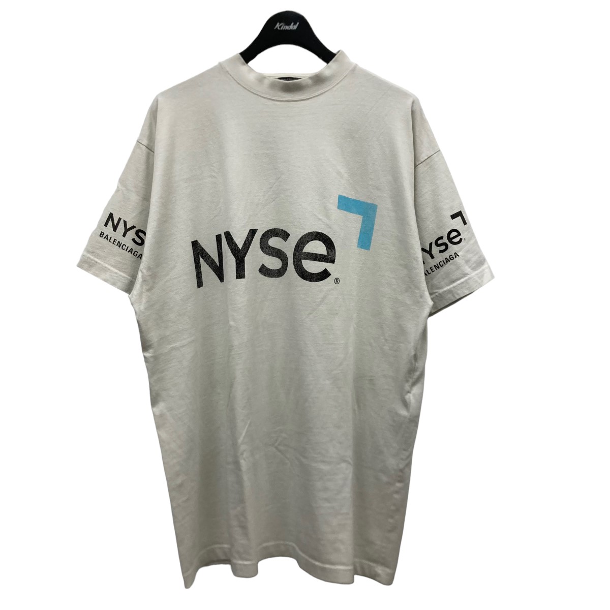 【楽天市場】【中古】BALENCIAGA 23SS 「NYSE Oversized T-shirt」 プリントTシャツ 729773 ホワイト ...