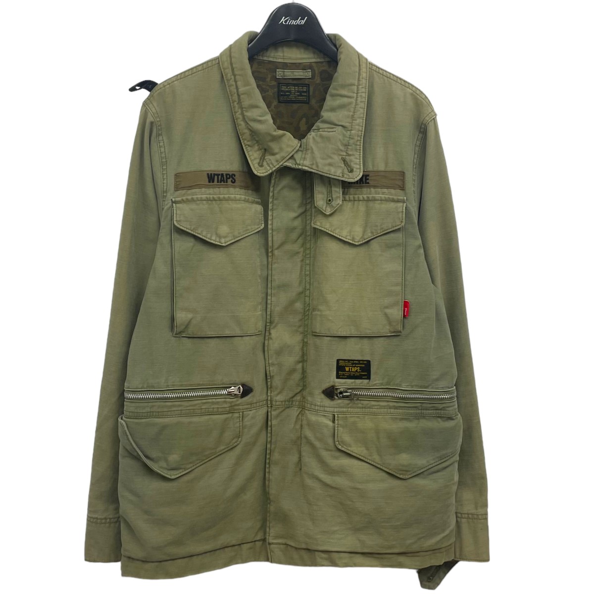 【楽天市場】【中古】WTAPS M-65 ミリタリージャケット カーキ サイズ：2 【100823】（ダブルタップス）：ブランド古着のカインドオル