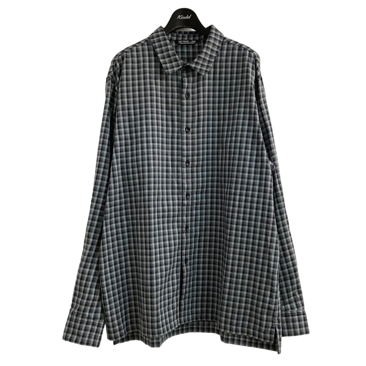 【楽天市場】【中古】ARC’TERYX 「CAMBRION SHIRTLS」アームロゴチェックシャツ ブラック×グレー サイズ：XL ...