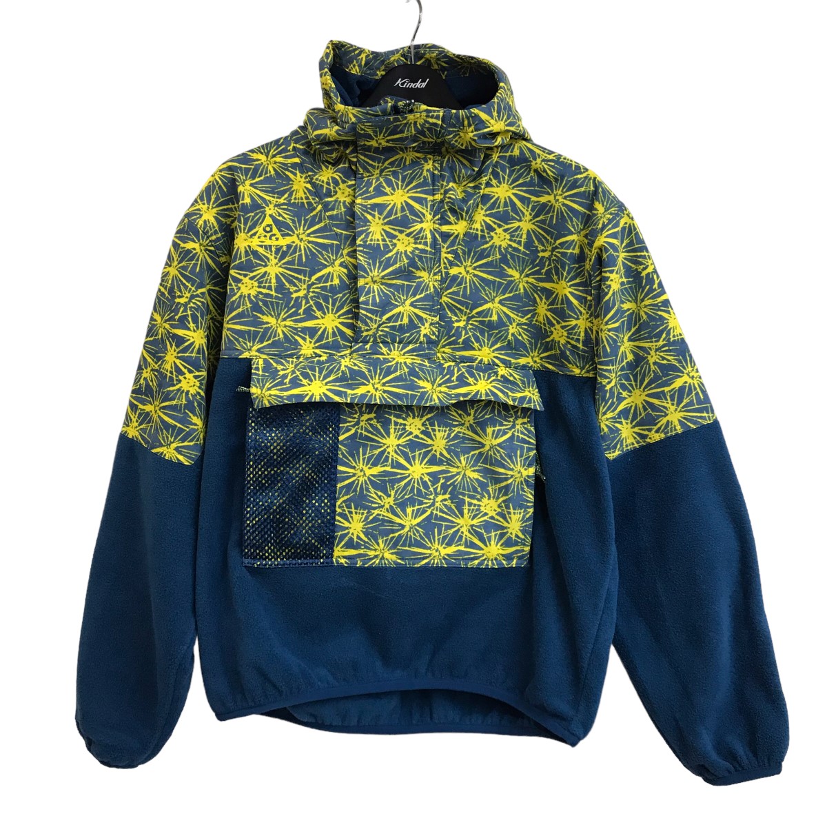 【楽天市場】【中古】Nike ACG「AOP LTWT Fleece Jacket」アノラックパーカー イエロー×ブルー サイズ：XS【価格 ...