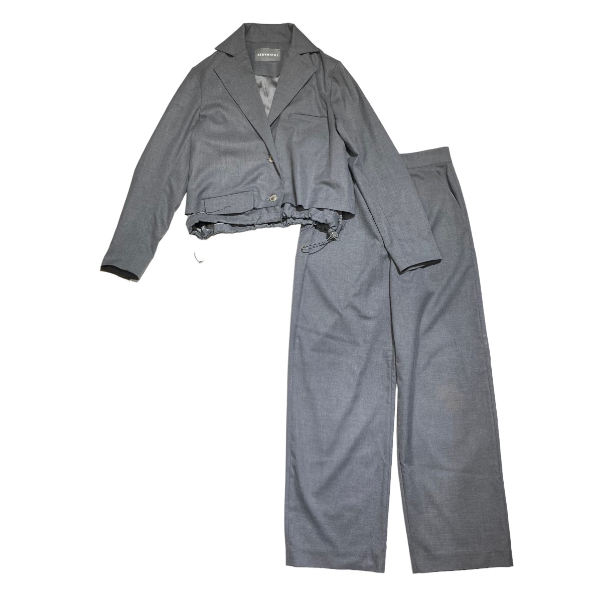 【楽天市場】【中古】steventai セットアップ／JKSH-YA-1011 グレー サイズ：S 【300923】（スティーブンタイ ...