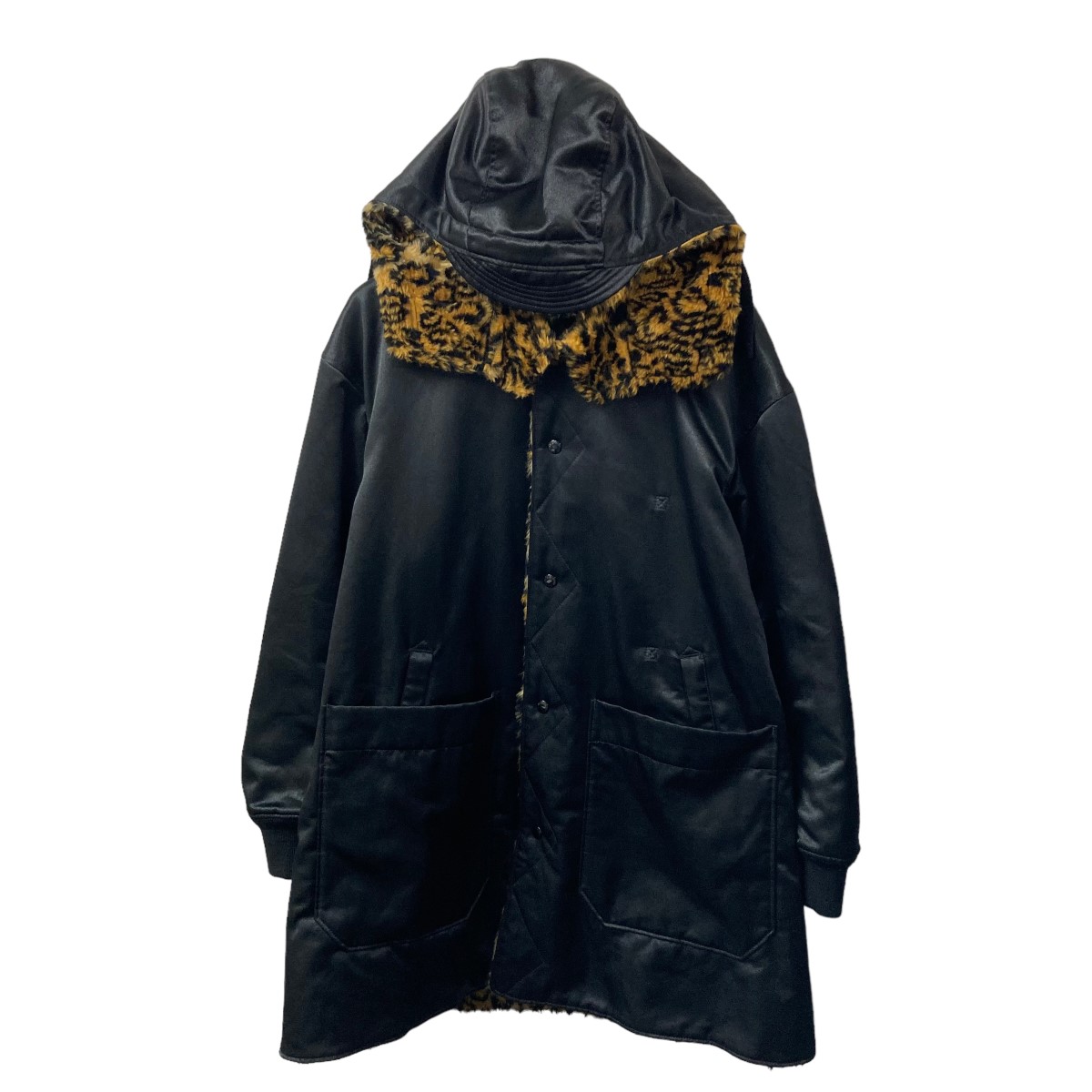 【楽天市場】【中古】Engineered Garmentsレオパード Shawl Collar Reversible Coat Fur ...