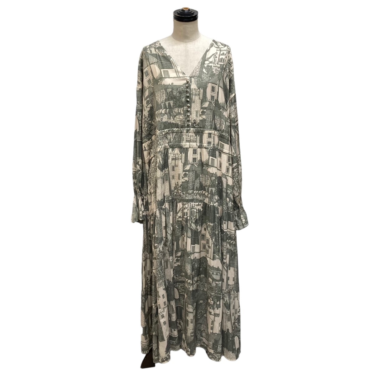 【楽天市場】【中古】AMERITOWN VOLUME GATHER DRESS ワンピース グリーン サイズ：M【価格見直し】：ブランド古着のカインドオル