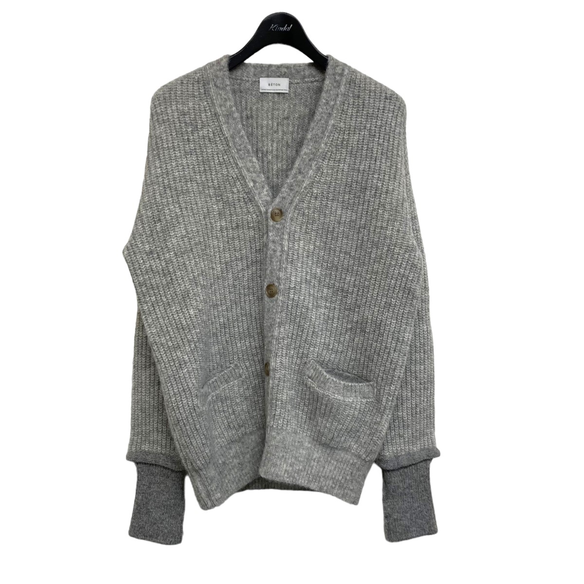【楽天市場】【中古】ATELIER BETON「FLUFF CARDIGAN」 カーディガン グレー サイズ：4【価格見直し】：ブランド古着の ...