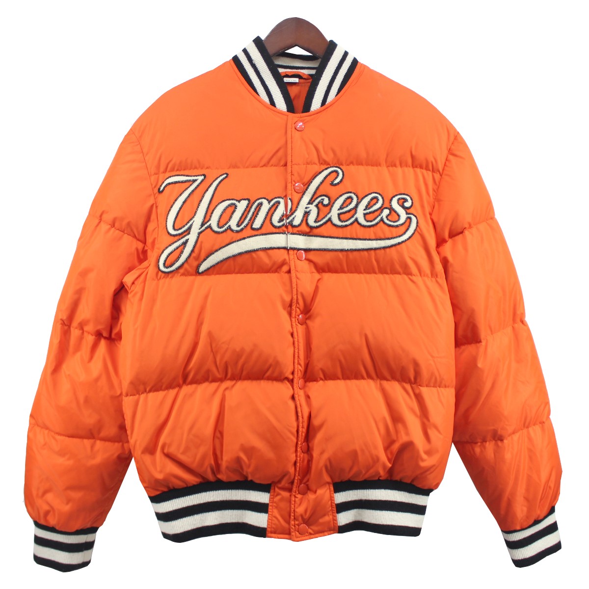 【楽天市場】【中古】GUCCI NEW YORK YANKEESミケーレ期 Goose Down Bomber Jacket ロゴ ボンバー ...