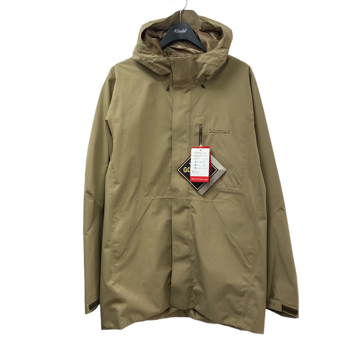 【楽天市場】【中古】Marmot GORE-TEX EXCEED JACKET 裏地迷彩 マウンテンパーカー ベージュ サイズ：XL ...
