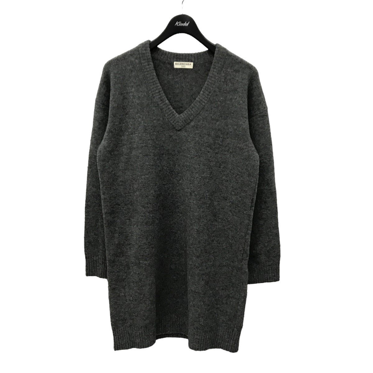 【楽天市場】【中古】BALENCIAGAニットワンピース 365844 グレー サイズ：34【価格見直し】：ブランド古着のカインドオル