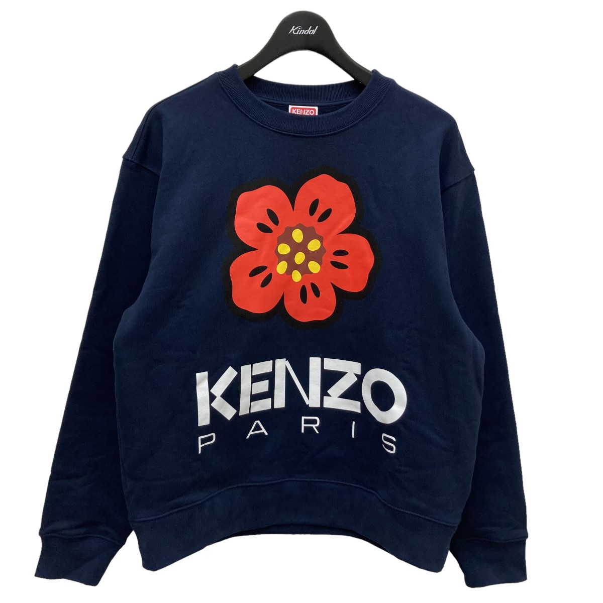 【楽天市場】【中古】KENZO クルーネックスウェット FD55SW4454ME ネイビー サイズ：S 【221123】（ケンゾー）：ブランド古着のカインドオル