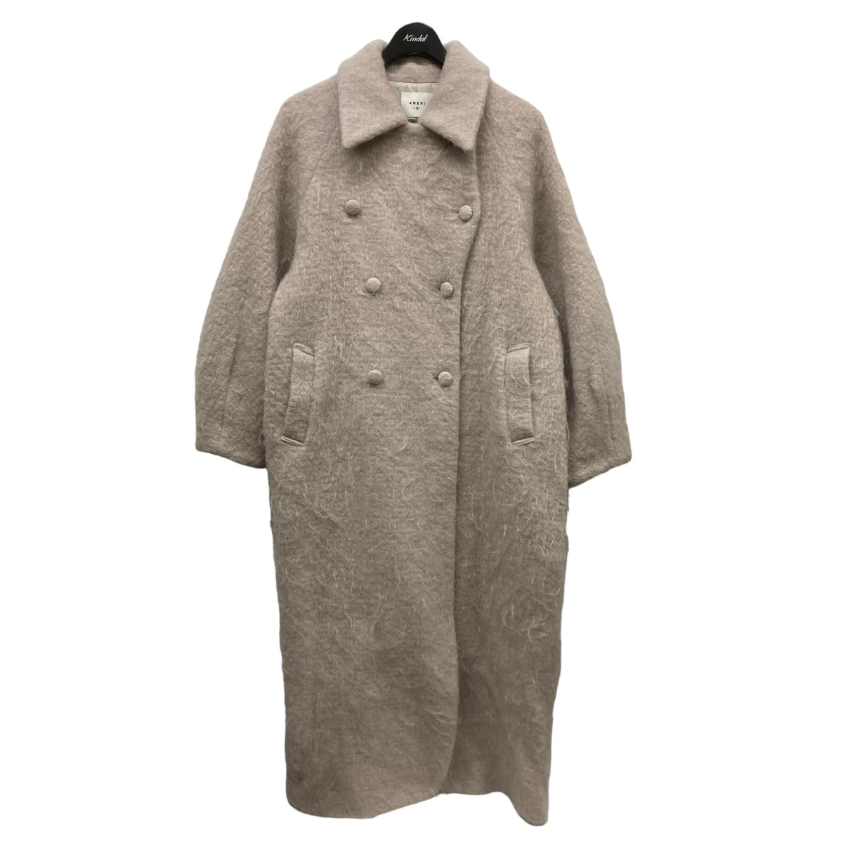 【楽天市場】【中古】AMERI ｢DEFORMATION COLLAR SHAGGY COAT｣ グレイッシュベージュ サイズ：M 【201223】（アメリ）：ブランド古着のカインドオル