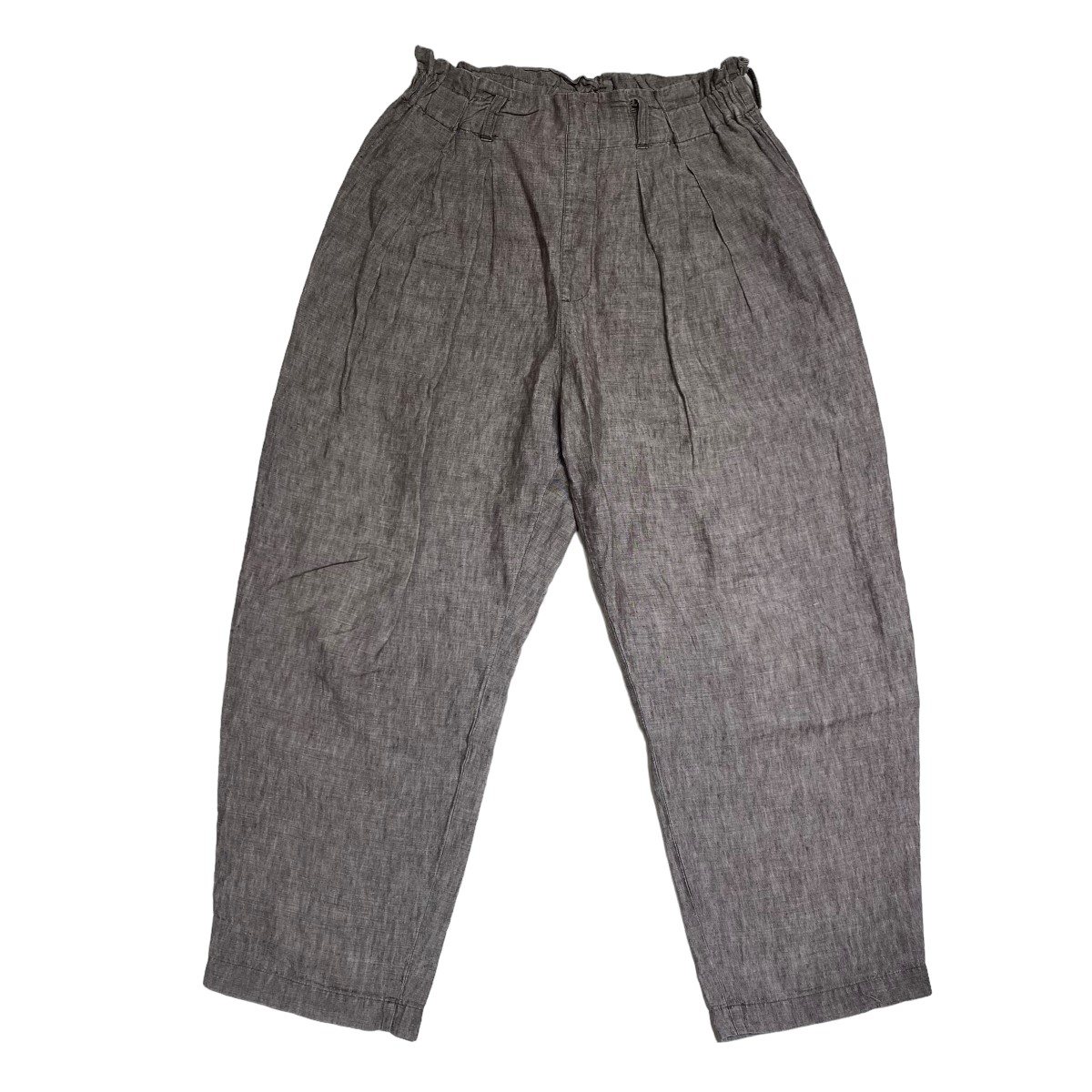 【楽天市場】【中古】nest Robeリネンダンガリー2タックイージーパンツ／01203 1511 ブラウン サイズ：Free【価格見直し ...