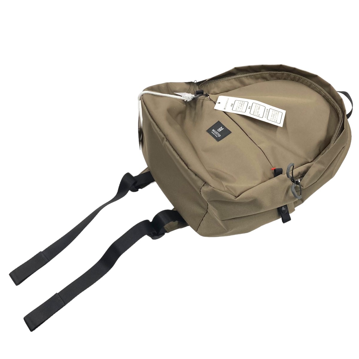 【楽天市場】【中古】MILESTO「TROT BACKPACK M」 バックパック ダークベージュ【価格見直し】：ブランド古着のカインドオル