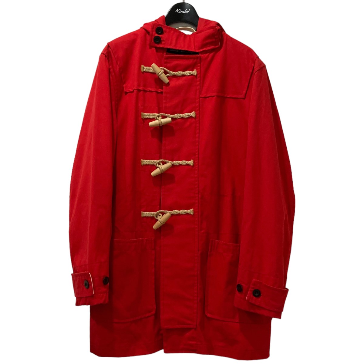 【楽天市場】【中古】COMME des GARCONS HOMME ×GLOVER ALL ダッフルコート H0-C001 レッド サイズ：M 【240224】（コムデギャルソンオム ...