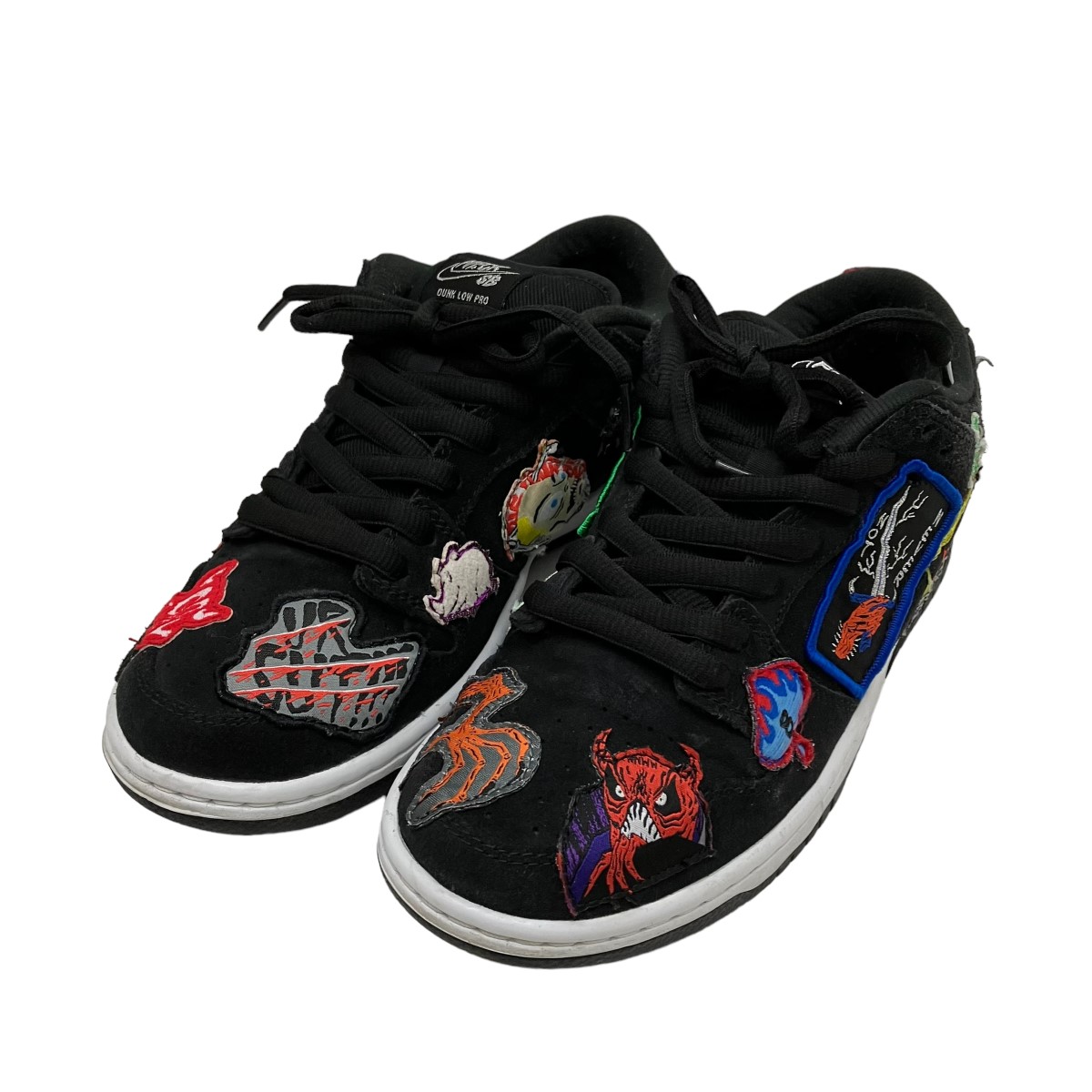 【楽天市場】【中古】NIKE×NECK FACE SB Dunk Low Black／White／Multi Color dq4488-001 ...