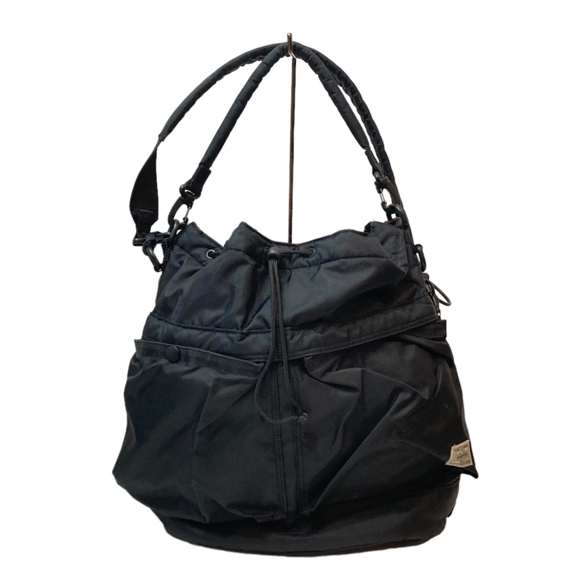 【楽天市場】【中古】HYKE ×PORTER 2WAY TOOL BAG ショルダートートバッグ ブラック 【300324】（ハイク）：ブランド古着のカインドオル