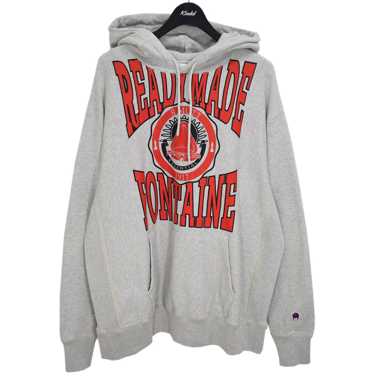 【楽天市場】【中古】READYMADE HOODIE(R．MUTT) プルオーバーパーカー RE-CO-00-00-195 グレー サイズ：L ...