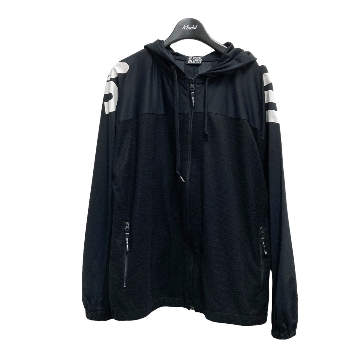 【楽天市場】【中古】Hysteric Glamour 18SS HYS LOGO プリント パーカー 01182CF01 ブラック サイズ：F ...