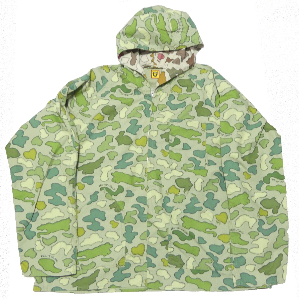 【楽天市場】【中古】HUMAN MADE × KAWS24SS KAWS MADE CAMO JACKET オリーブドラブ サイズ：L【価格 ...