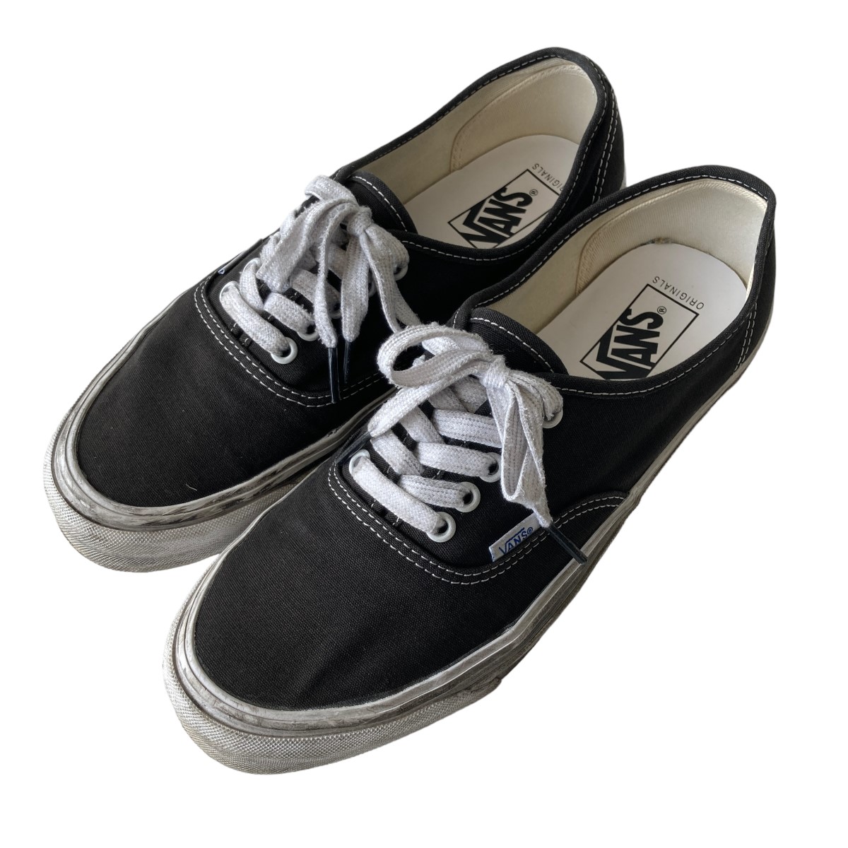 【楽天市場】【中古】VANS authentic スニーカー 507452 ブラック サイズ：27.5cm 【110524】（バンズ ...