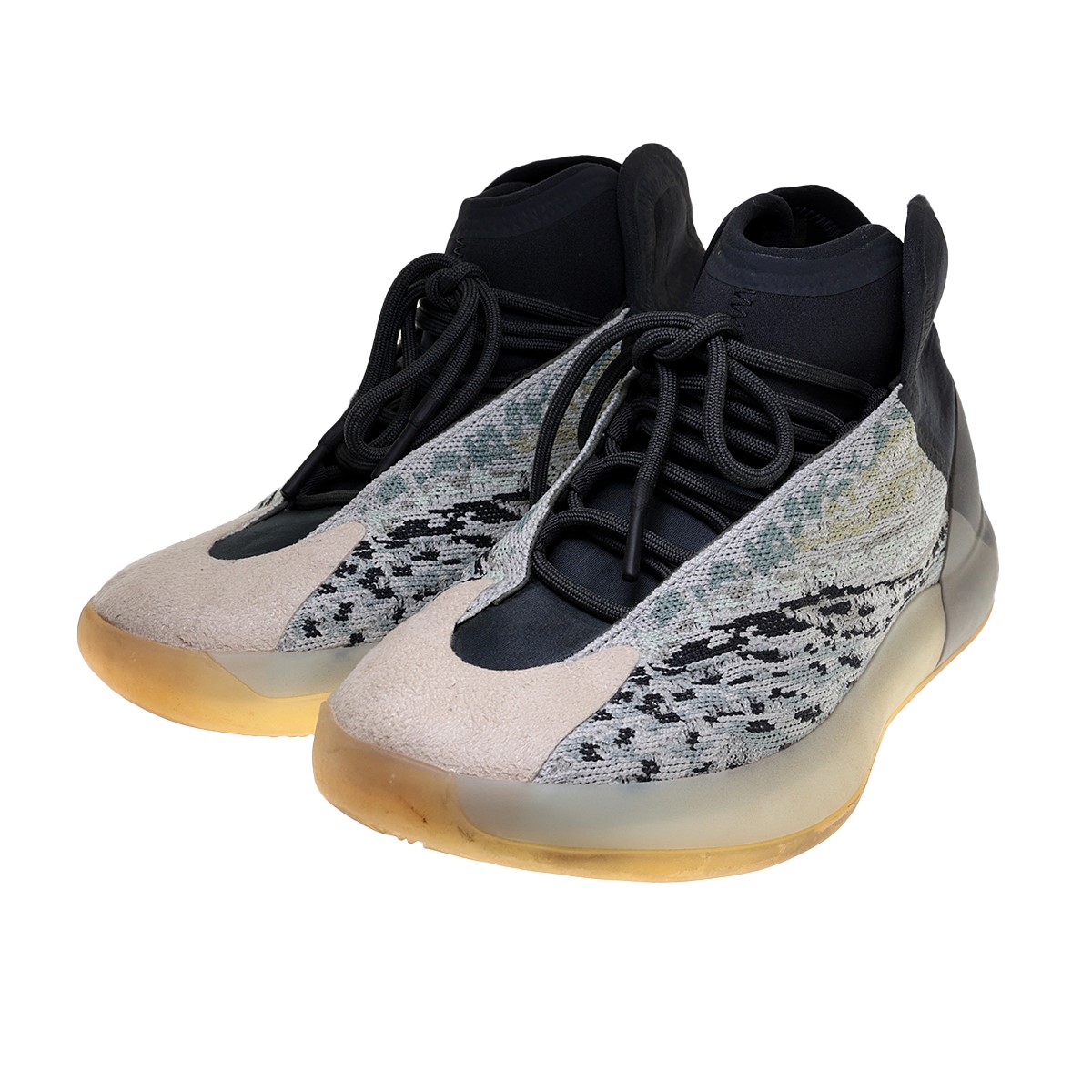 【楽天市場】【中古】adidasYEEZY QNTM イージー クォンタム スニーカー GY7926 グレー／ベージュ系等 サイズ：27 ...