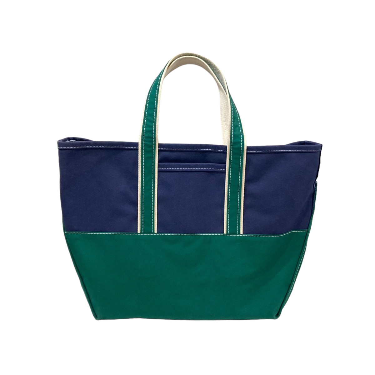 【楽天市場】【中古】L．L．Bean × BEAMS BOY トートバッグ ネイビー×グリーン 【100724】（エルエルビーン）：ブランド ...